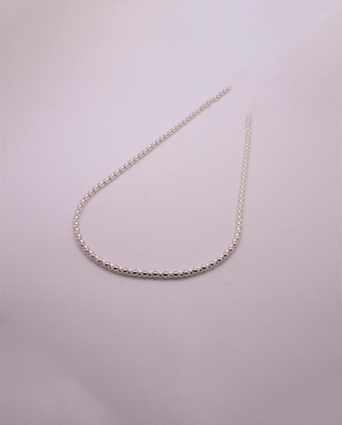 SILVER POPCORN CHAIN 111 - Boulev