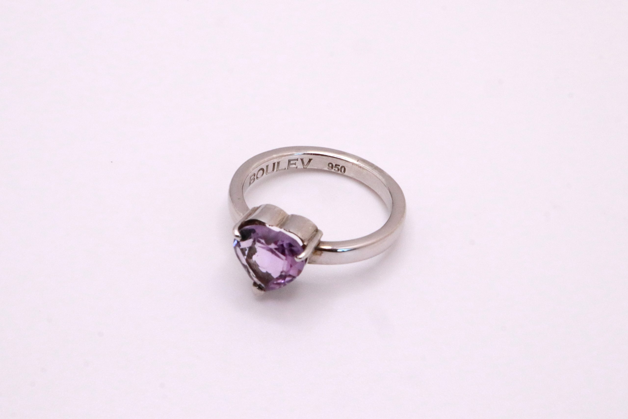 AMETHYST HEART RING - Boulev